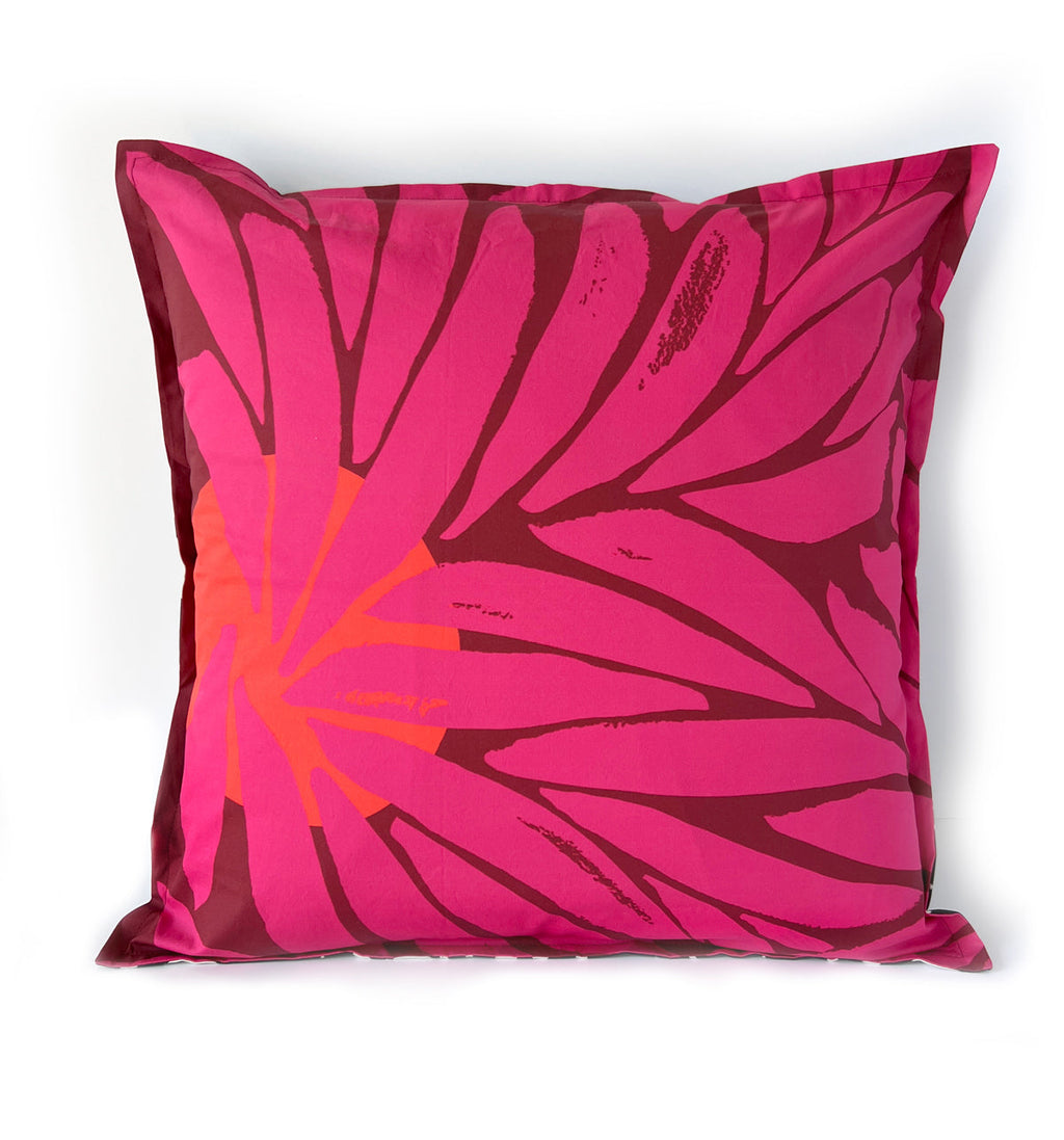Frond Friends, red, unframed or framed art prints – Leila Simon Hayes
